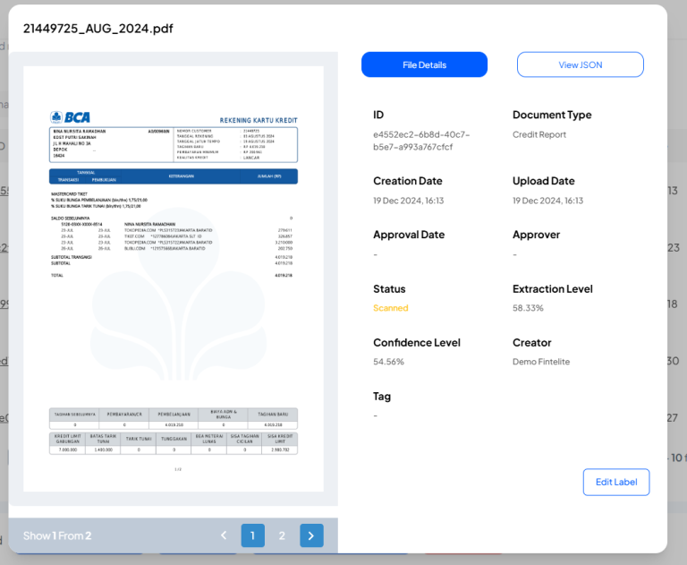 The Easiest Way to Convert Credit Card Statement to Excel - Fintelite
