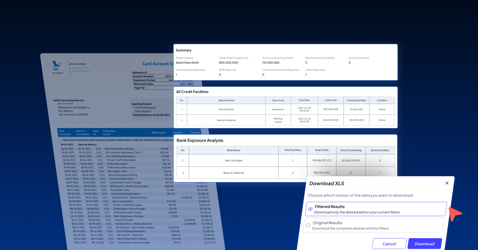 How to Extract Data from Bank Statement Tables - Fintelite